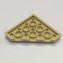 LEGO PART 30503 Wedge Plate 4 x 4 Cut Corner | Rebrickable - Build with ...