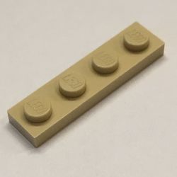 LEGO PART 3710 Plate 1 x 4 | Rebrickable - Build with LEGO