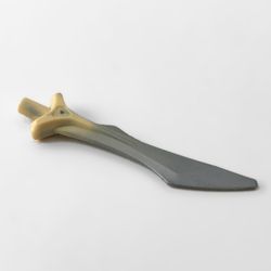 LEGO PART 37680pat0001 Weapon Sword with Bar Marbled Flat Silver ...