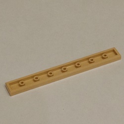 LEGO PART 4162 Tile 1 x 8 with Groove | Rebrickable - Build with LEGO