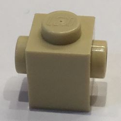 LEGO PART 47905 Brick Special 1 x 1 with Studs on 2 Sides | Rebrickable ...