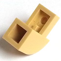 LEGO PART 6091 Brick Curved 1 x 2 x 1 1/3 with Curved Top | Rebrickable ...