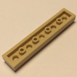 LEGO PART 78329 Plate 1 x 5 | Rebrickable - Build with LEGO