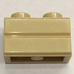 LEGO PART 98283 Brick Special 1 x 2 with Masonry Brick Profile ...