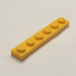 LEGO PART 3666 Plate 1 x 6 | Rebrickable - Build with LEGO