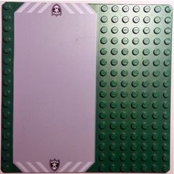 LEGO PART 51595pr0001 Baseplate 16 x 16 Road / Driveway with Police ...