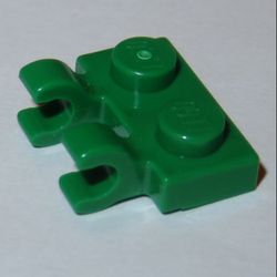 LEGO PART 60470b Plate Special 1 x 2 with Clips Horizontal [Open O ...