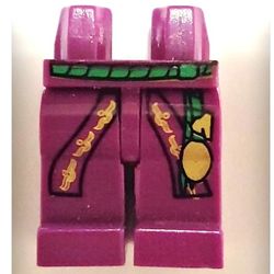 LEGO PART 970c62pr0001 Hips and Light Purple Legs with Dumbledore Robe ...