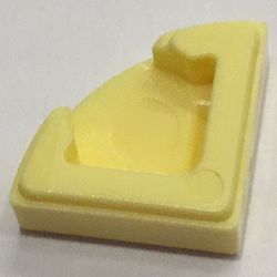 LEGO PART 25269 Tile Round 1 x 1 Quarter | Rebrickable - Build with LEGO