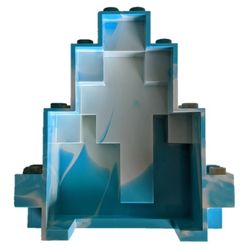 LEGO PART 6083pat0001 Rock Panel Triangular 3 x 8 x 7 (aka LURP) with ...