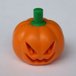 LEGO PART 20695pr0001 Costume / Mask, Pumpkin with Jack O' Lantern Face ...