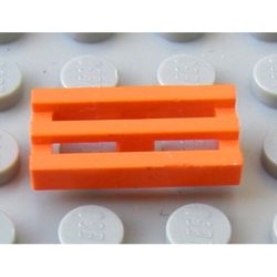 LEGO PART 2412b Tile Special 1 x 2 Grille with Bottom Groove | Rebrickable - Build with LEGO