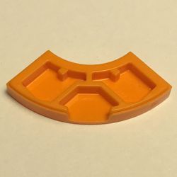 LEGO PART 27925 Tile 2 x 2 Curved, Macaroni | Rebrickable - Build with LEGO