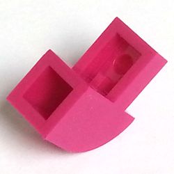 LEGO PART 6091 Brick Curved 1 x 2 x 1 1/3 with Curved Top | Rebrickable ...