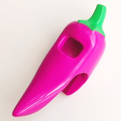 LEGO PART 80505pr0002 Costume Chili Pepper with Bright Green Stem Print ...