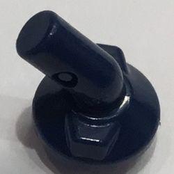 LEGO PART 65578 Bar, Angled with 1 x 1 Round Plate / Stud on End ...