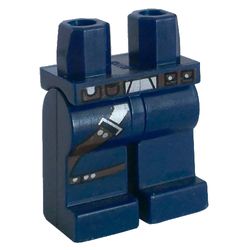 LEGO PART 970c05pr0240 Hips and Dark Blue Legs with Gunbelt Print (Han ...