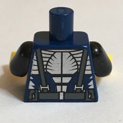 LEGO PART 973c03h01pr2230 Torso Bare Chest with Muscles, Suspenders ...