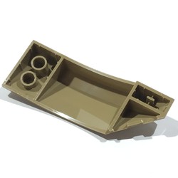 LEGO PART 41750 Wedge Curved 8 x 3 x 2 Open Left | Rebrickable - Build ...