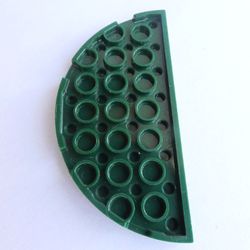 LEGO PART 22888 Plate Round Half 4 x 8 | Rebrickable - Build with LEGO