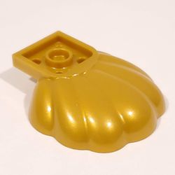 LEGO PART 18970 Animal Body Part, Clam / Scallop Half Shell with 4 ...