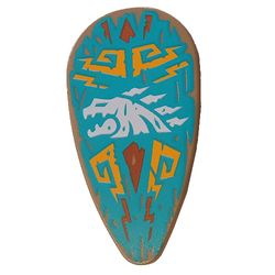 LEGO PART 2586pr0030 Minifig Shield Ovoid with Tribal Mask print ...