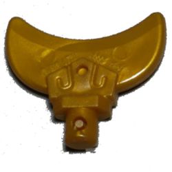 LEGO PART 2665f Weapon Blade, Curved with Bar | Rebrickable - Build ...