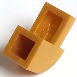 LEGO PART 6091 Brick Curved 1 x 2 x 1 1/3 with Curved Top | Rebrickable ...