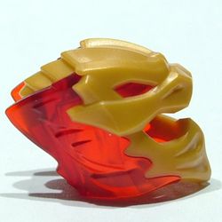 LEGO PART 79899pat0003 Wrap / Mask with Marbled Trans-Red Crystals ...