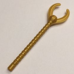 LEGO PART 93252 Weapon Staff with Forked End (Pharaoh) | Rebrickable ...