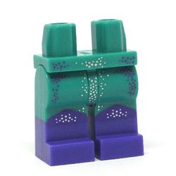 LEGO PART 970c46pat09pr0001 Hips with Dark Turquoise Legs and Dark ...