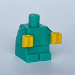 LEGO PART 25128c01 Baby / Toddler Body with Fixed Arms and Yellow Hands ...