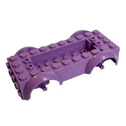 LEGO PART 12622c04 Vehicle Base 4 x 10 x 2 1/2 with Mudguards, Wheel ...