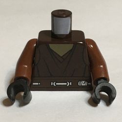 LEGO PART 973c19h03pr2143 Torso Belted Jedi Robe and Dark Tan Shirt ...