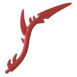 LEGO PART 18161 Creature Body Part, Dragon Tail Long Curved with Spikes ...