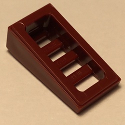 LEGO PART 61409 Slope 18° 2 x 1 x 2/3 with 4 Slots / Grate ...