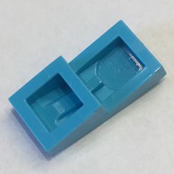 LEGO PART 11477 Slope Curved 2 x 1 No Studs [1/2 Bow] | Rebrickable ...