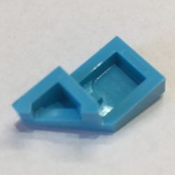 LEGO PART 29119 Slope Curved 2 x 1 with Stud Notch Right | Rebrickable ...