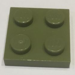 LEGO PART 3022 Plate 2 x 2 | Rebrickable - Build with LEGO