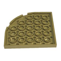 LEGO PART 6003 Plate Round Corner 6 x 6 | Rebrickable - Build with LEGO