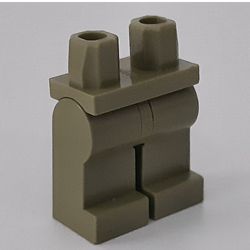 LEGO PART 970c20 Hips and Olive Green Legs | Rebrickable - Build with LEGO