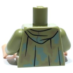 LEGO PART 973c20h02pr6638 Torso, Sand Green/Dark Tan Camouflage, Black ...
