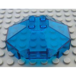 LEGO PART 2418a Windscreen 6 x 6 Octagonal Canopy without Axle hole ...