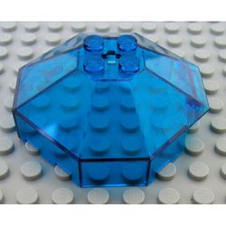LEGO PART 2418b Windscreen 6 x 6 Octagonal Canopy with Axle hole ...