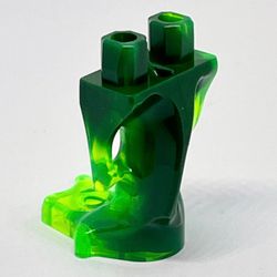 LEGO PART 19859pat0009 Lower Body, Ghost with Marbled Dark Green ...