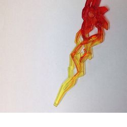 LEGO PART 11302pat0001 Large Figure Weapon Accessory, Flame / Lightning ...