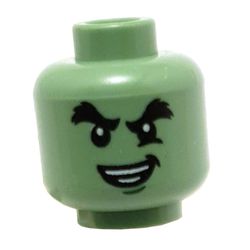 LEGO PART 3626cpr9982 Minifig Head Ghost Cole, Dual Sided, Bushy ...