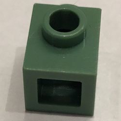 LEGO PART 87087 Brick Special 1 x 1 with Stud on 1 Side | Rebrickable ...