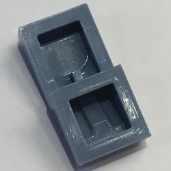 LEGO PART 11477 Slope Curved 2 x 1 No Studs [1/2 Bow] | Rebrickable ...