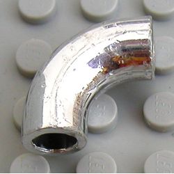 LEGO PART 71076 Brick Round 1 x 1 diameter Tube with 90 Degree Elbow (2 ...